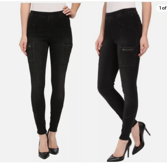 SPANX | Jeans | Spanx Denim Cargo Jeansleggings | Poshmark
